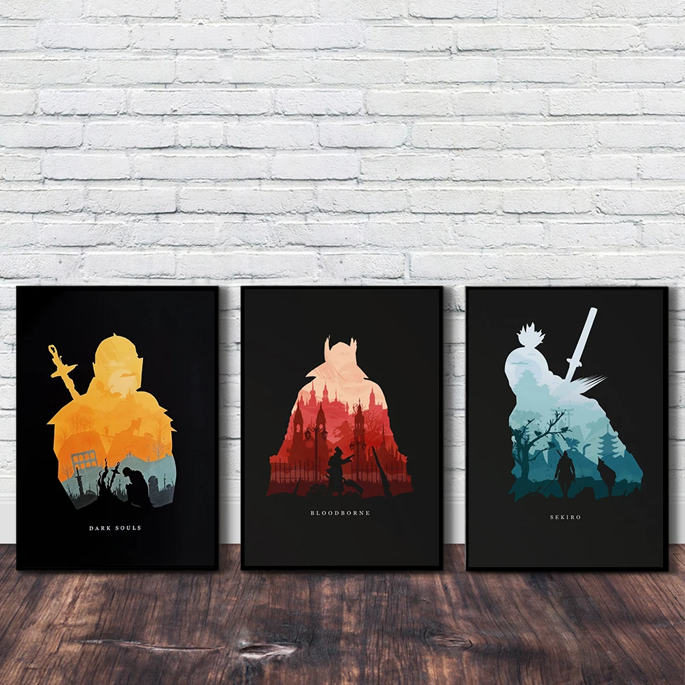 Minimalist Poster Video Game | Video Games Wall Poster | Video Game Art ...