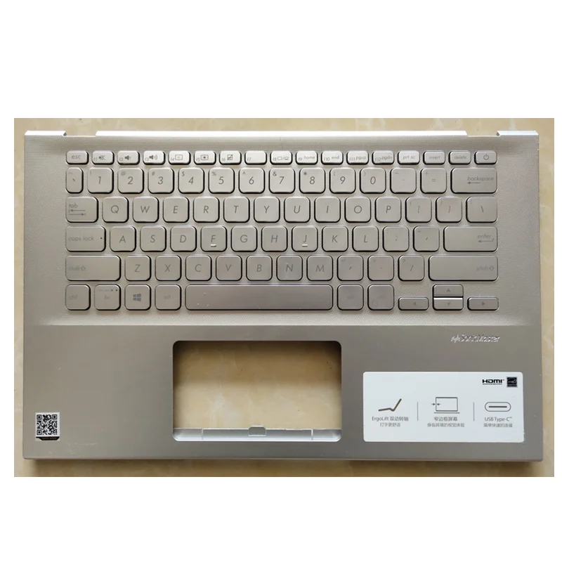 Used US Keyboard For Asus X420 X420F X420U Laptop keyboard silver with ...