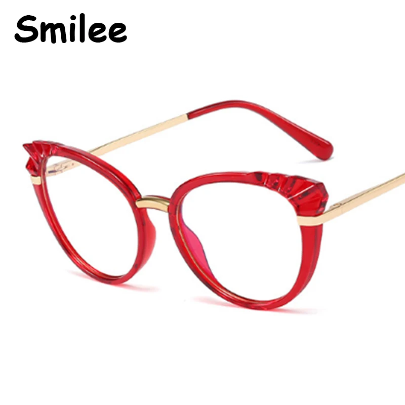 Red Hipster Glasses Frames