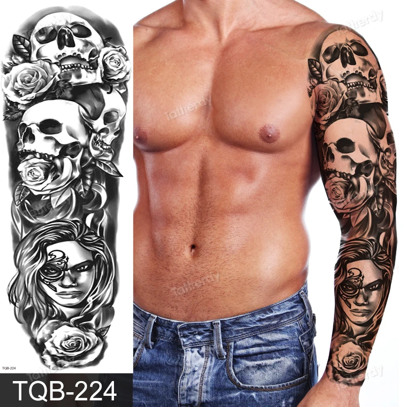Skeleton Tattoo Man Full Body