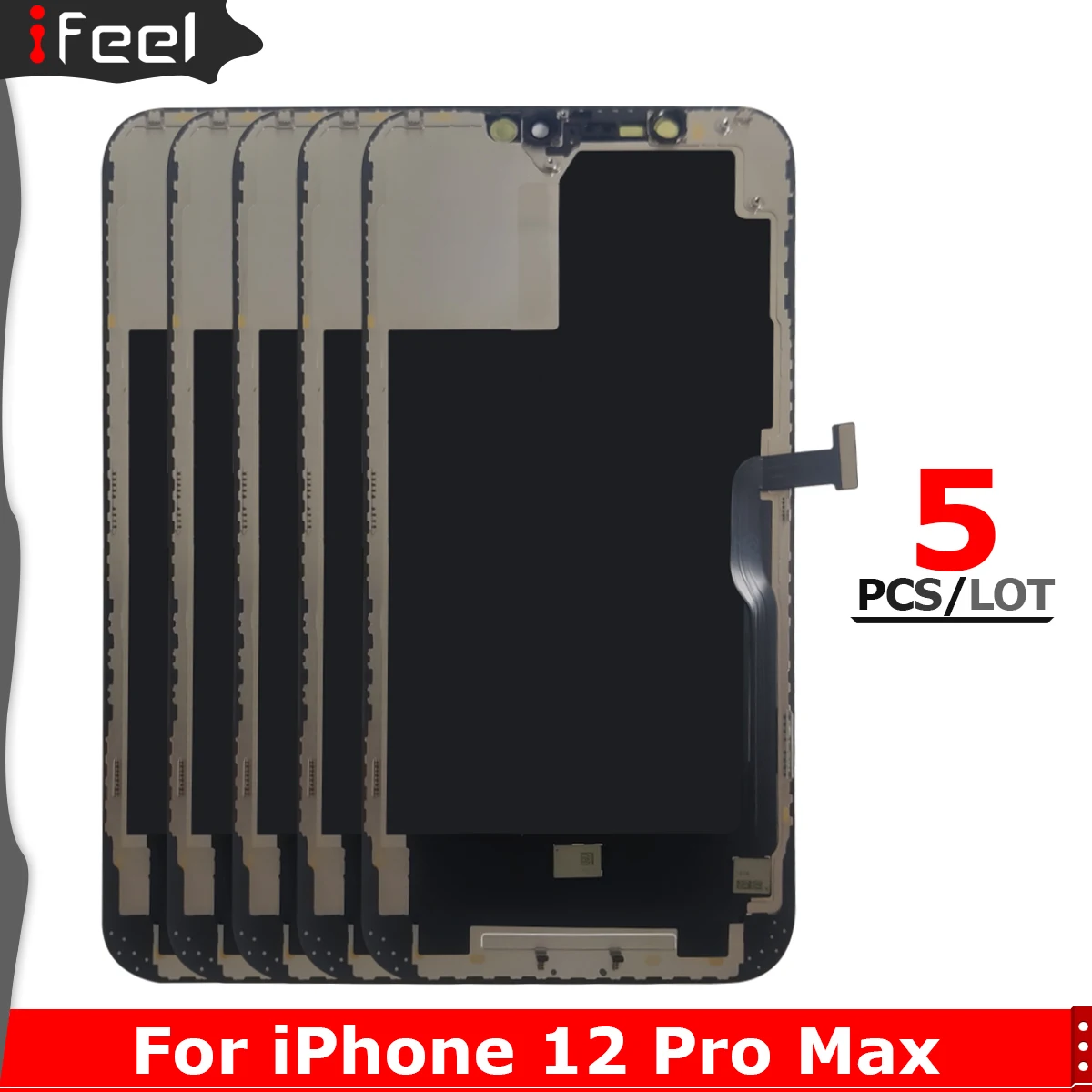 5pcs Original For Iphone 12 Pro Max Lcd Display Touch Screen Digitizer ...