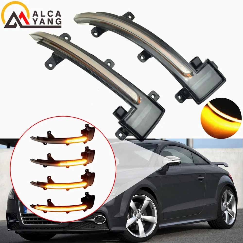 For-Audi-TT-TTS-MK2-8J-2007-2014-TTRS-R8-LED-Dynamic-Turn-Signal-Light ...