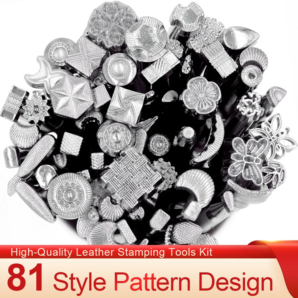 New-Increase-Leather-Stamp-Tool-kit-Leathercraft-Working-Saddle ...