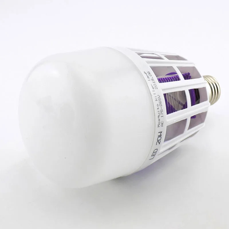 20W Home Mosquito Killer led Light Lamp E27 Bulb for Fly Insect Bug ...