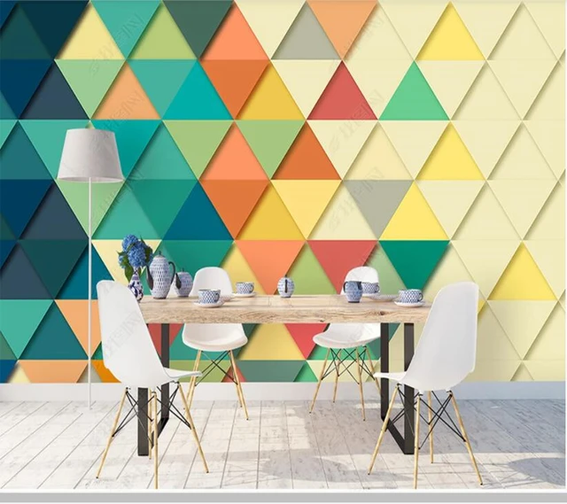 Triangle Geometric Pattern Wallpaper