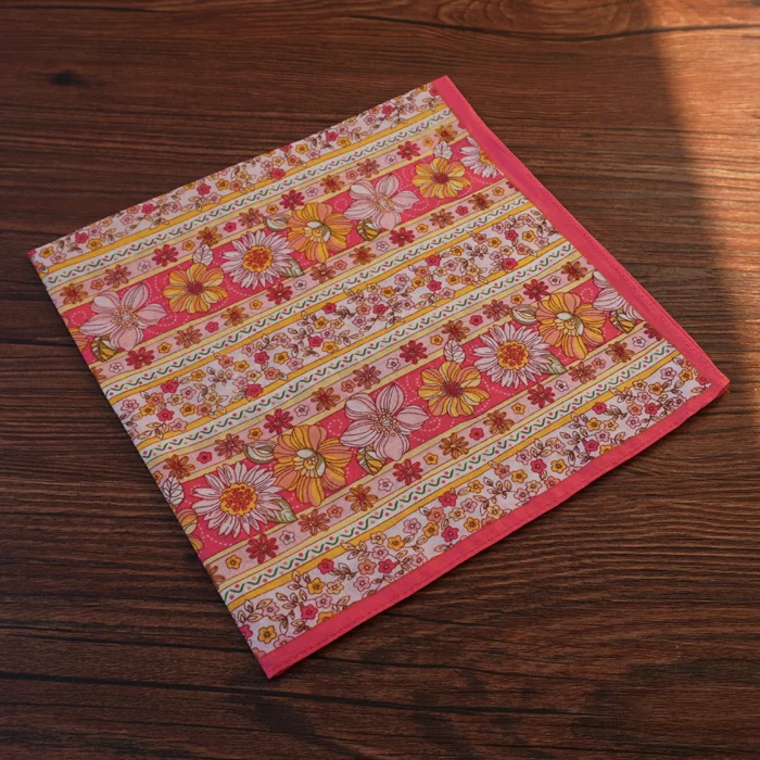 Handkerchiefs Women Cotton High Quality Soft Funny Printed Plaid ...