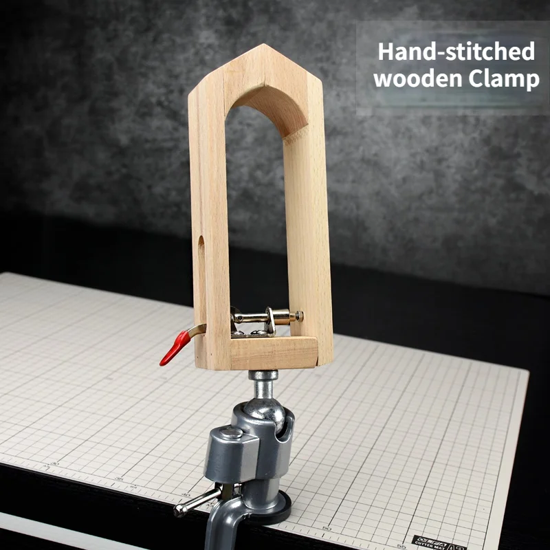 Rotating-Hand-stitched-Wooden-Clamp-Leather-Sewing-Tools-Stitching ...
