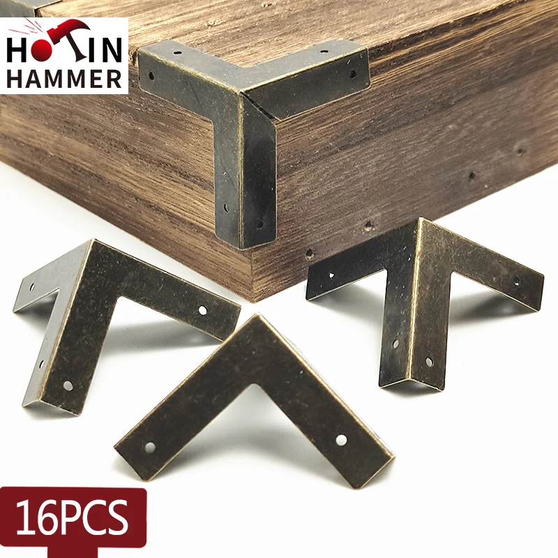 16Pcs-Wooden-Box-Corner-Wine-Box-Protector-Furniture-Decorative ...