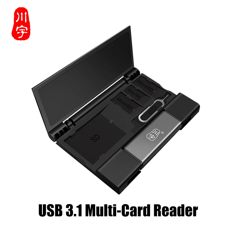 Usb3.1 Memory Card Box Card Reader Otg Multi-function Card Reader Sd Tf ...