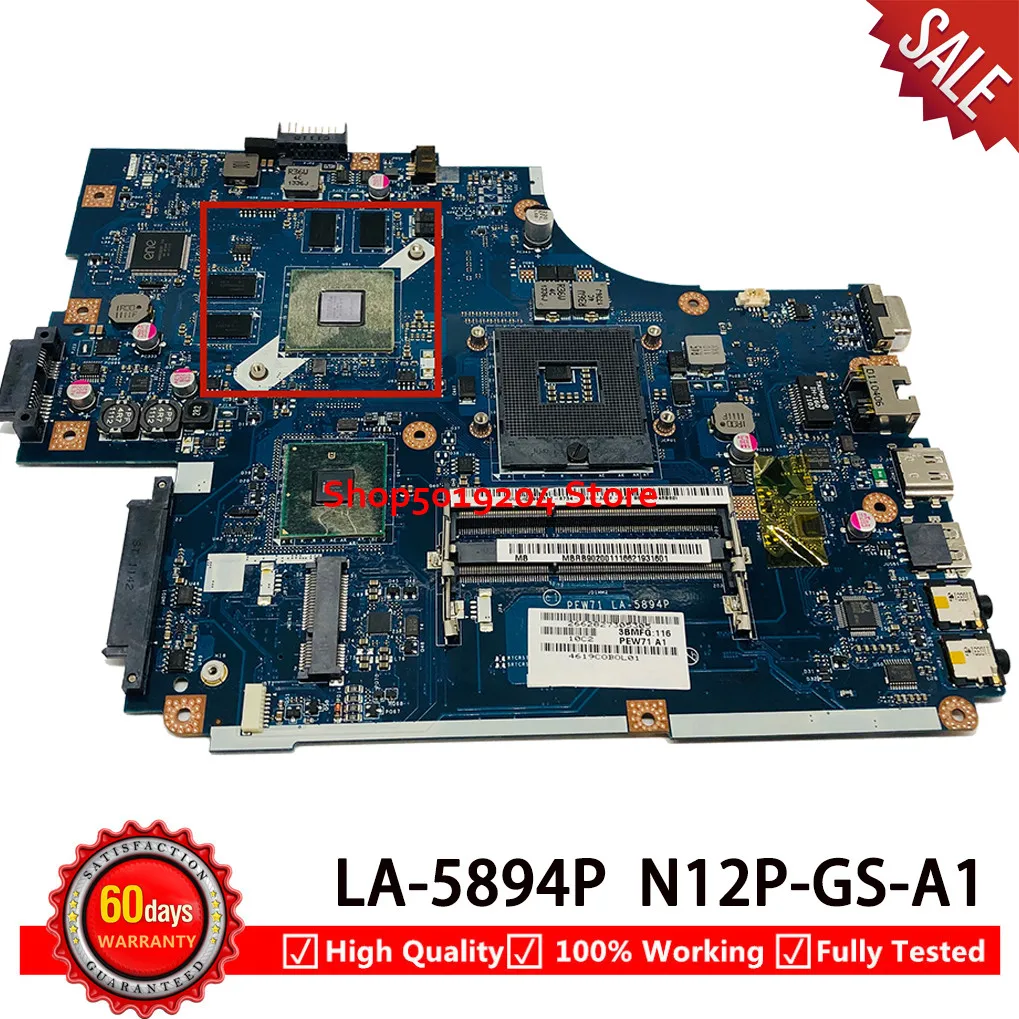 MBRB902001 MB.RB902.001 PEW71 LA 5894P ACER 5742 5742G 5741 5741G 노트북 ...