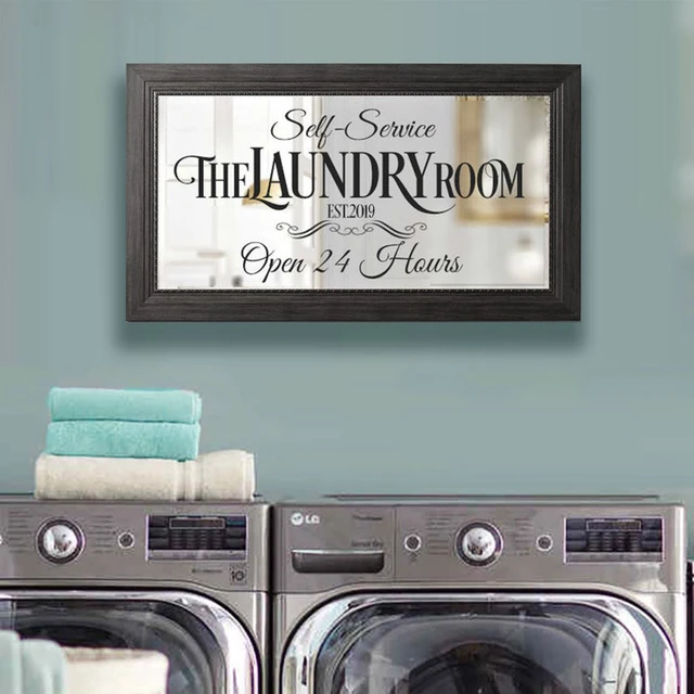 Modern Laundry Room Signs