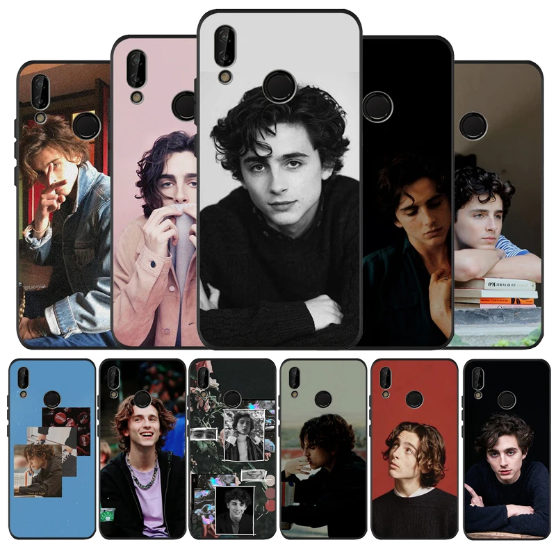 Timothee Chalamet Cellphones black Silicone soft Phone Case For Huawei ...