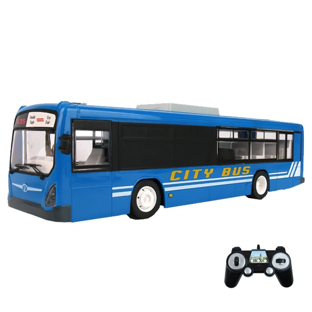 DOUBLE E 1:14 RC Bus Remote Control Cars Model with Simulated Sounds ...