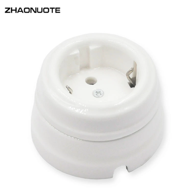 High Quality European Style Retro Ceramic Eu Socket Wall Electrical ...