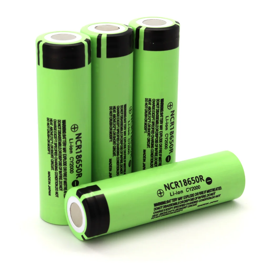 3.7V 2000mA Li-ion 18650 Battery