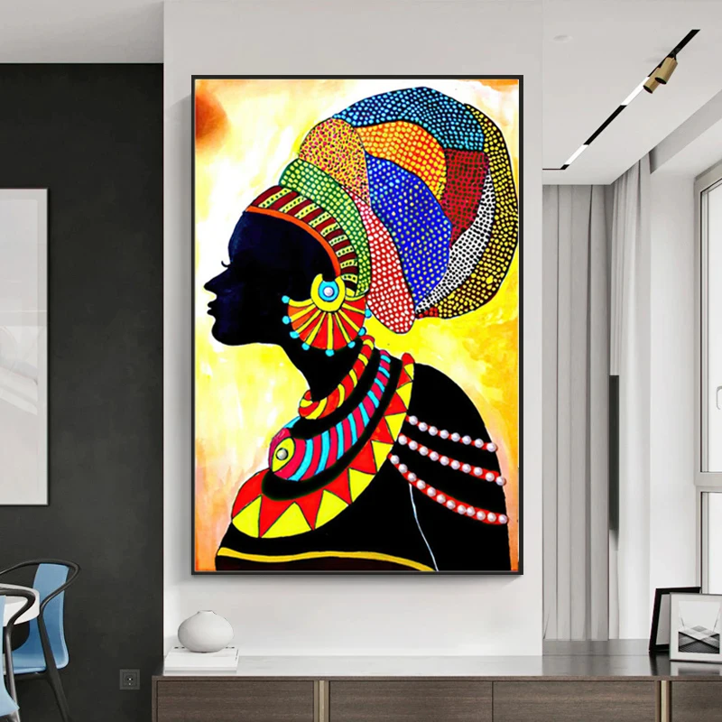 Traditional African Woman Art