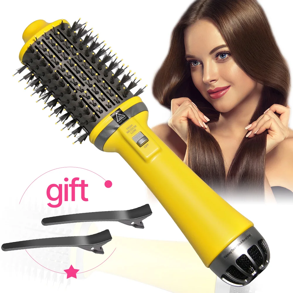Novo secador de cabelo para um passo, escova de ar quente, secador ...