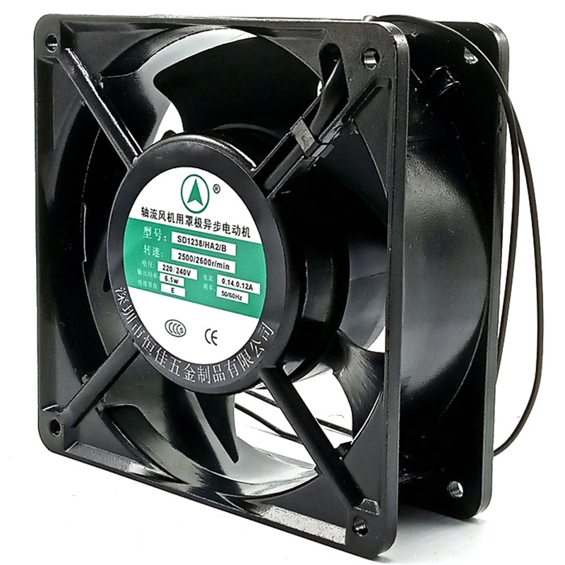 original SD1238/HA2/B 12cm 220V/240V axial flow fan with shaded pole ...