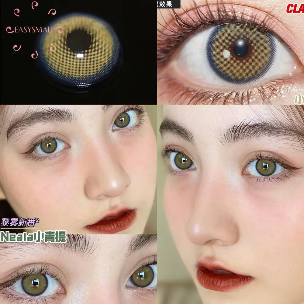 Easysmall-orange-yellow-Blue-outer-ring-Colored-small-Beautiful-Pupil ...