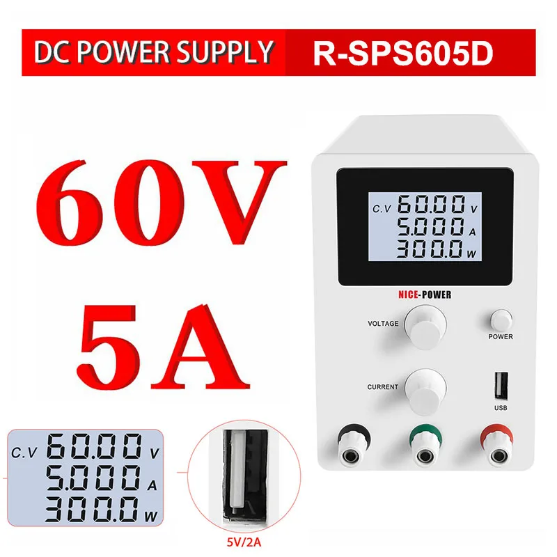 30V 10A Высокоточный Регулируемый переменный источник питания ...