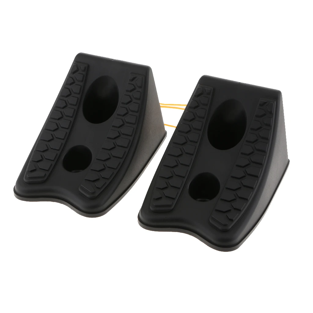 2pcs Car Anti Slip Block Rubber Car Tyre Slip Stopper Wheel Alignment ...