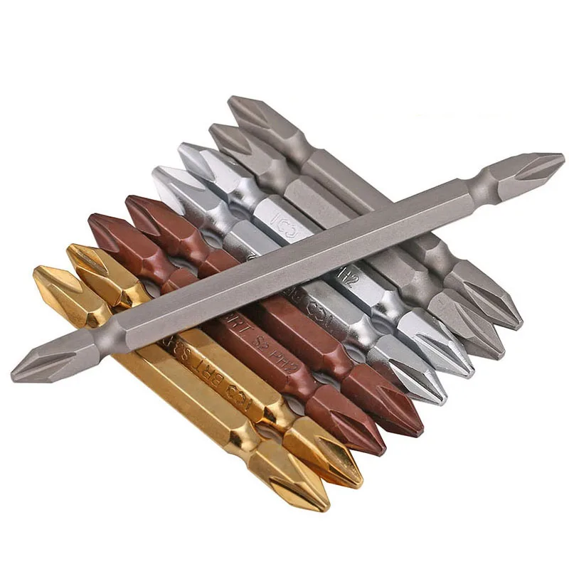 1PCS-PH2-Magnetic-Phillips-Bit-Double-Ended-Power-Screwdriver-Bit-Drill ...