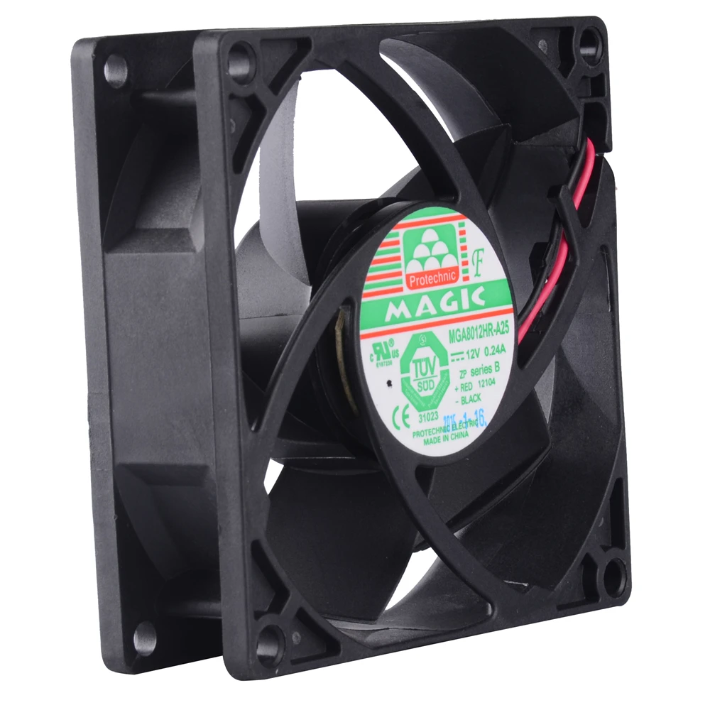 original MGA8012HR-A25 12V 0.24A 8025 8CM chassis power cooling fan ...