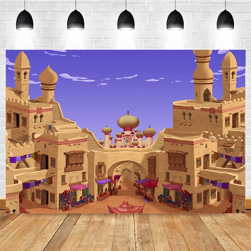 Aladdin Marketplace Backdrop