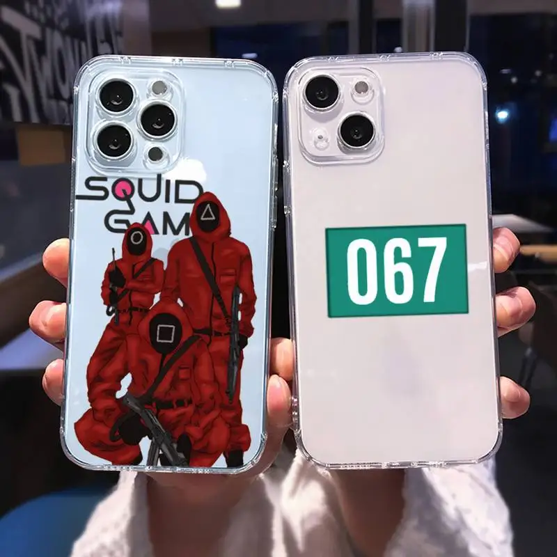 Squid Game Phone Case For Iphone 13 12 11 8 7 Plus Mini X Xs Xr Pro Max ...