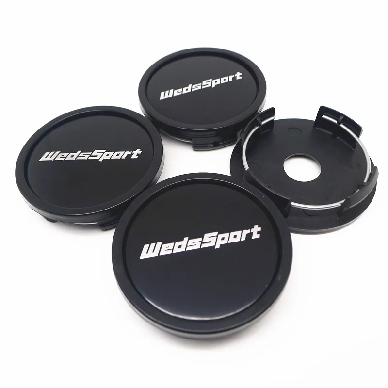 4pcs 58mm 52mm WedsSport Wheel Center Caps Hub Car Rims Dust-proof ...