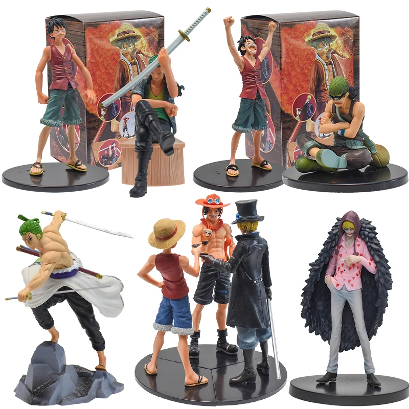 One Piece Figure Monkey D Luffy Nami Sanji Zoro Robin Boa Hancock PVC ...
