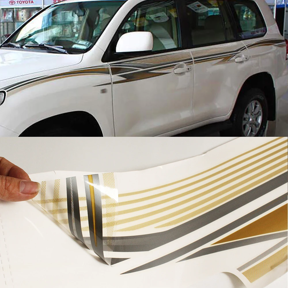 Car-side-door-Sticker-Decal-Accessories-For-Toyota-Land-Cruiser-200 ...