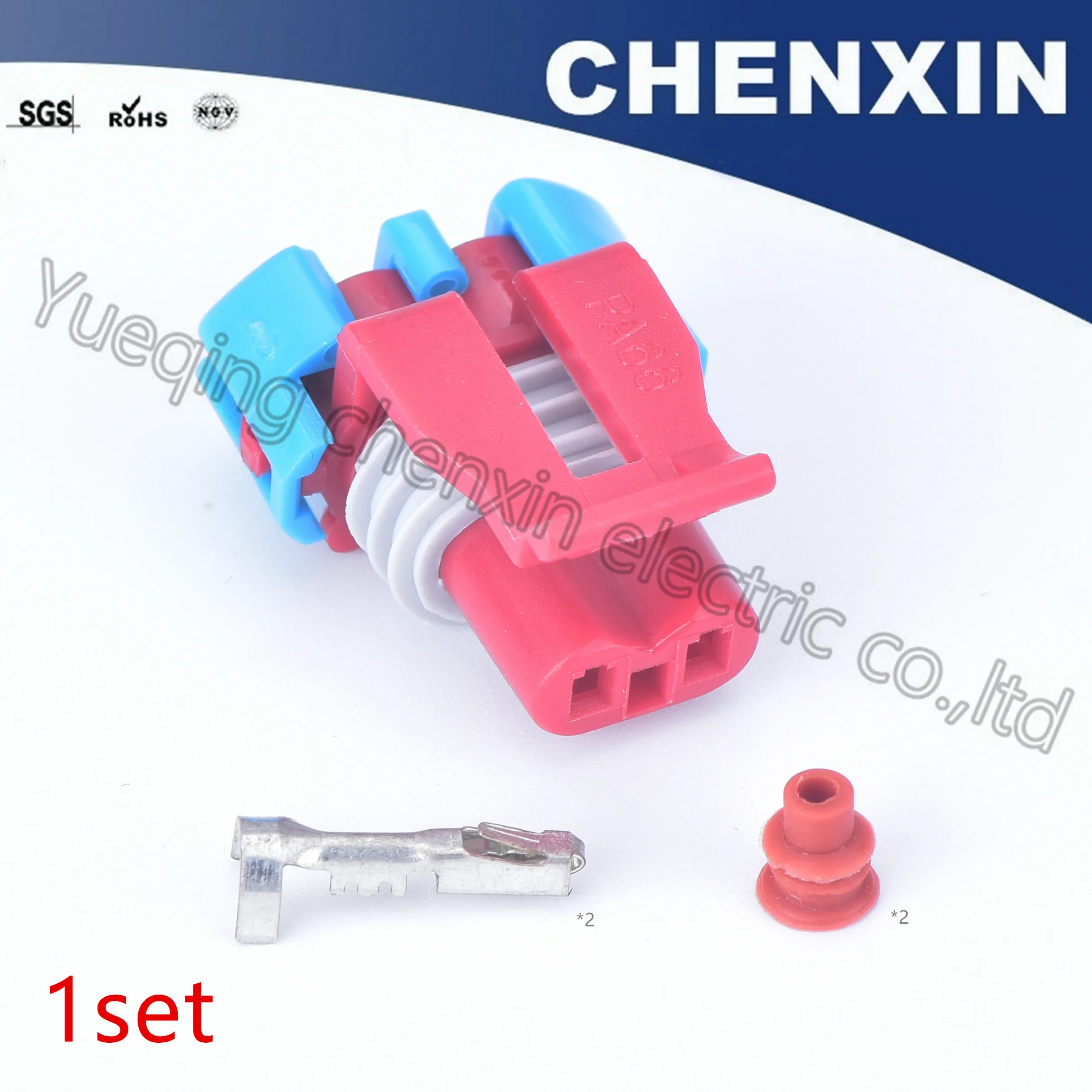 Red-2-pins-car-waterproof-auto-connector-1-5-Sensor-Plug-12052643 ...