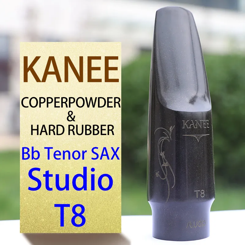 Kanee медный порошок и жесткий резиновый мундштук Eb Alto sax мундштук ...