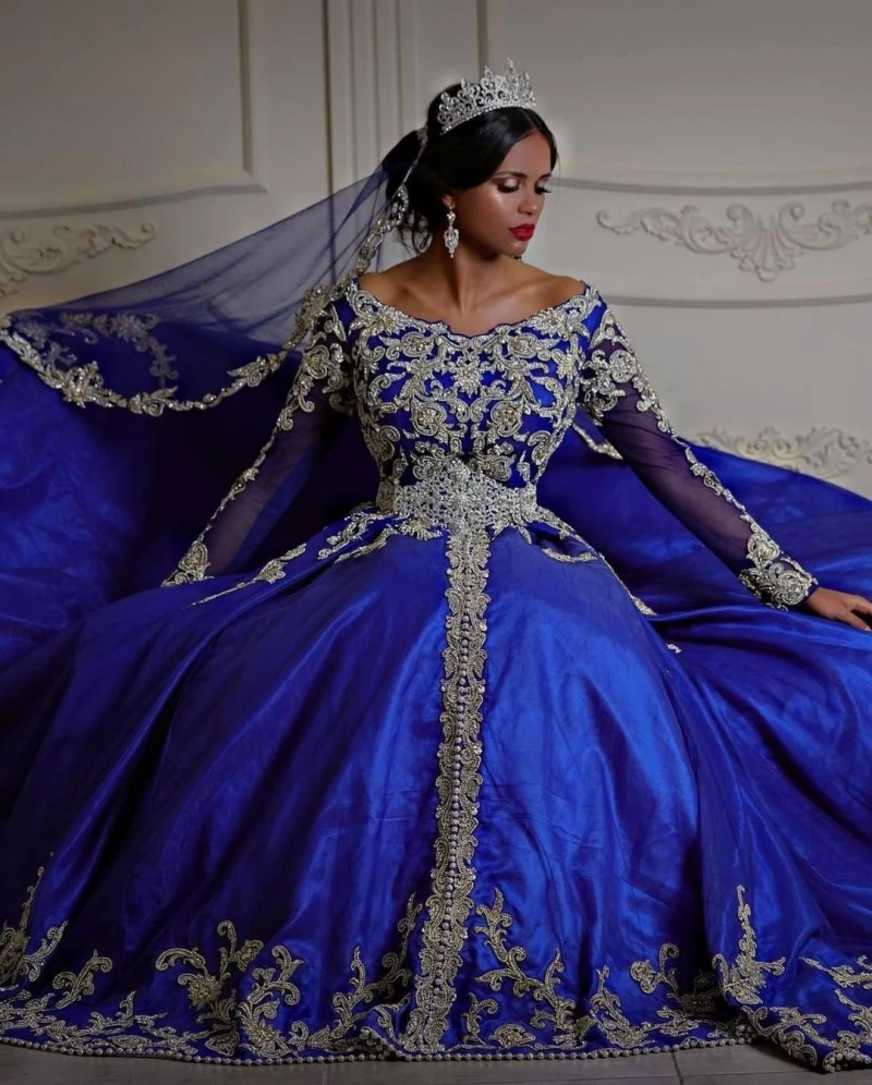 Traditional Indian Wedding Dress Blue