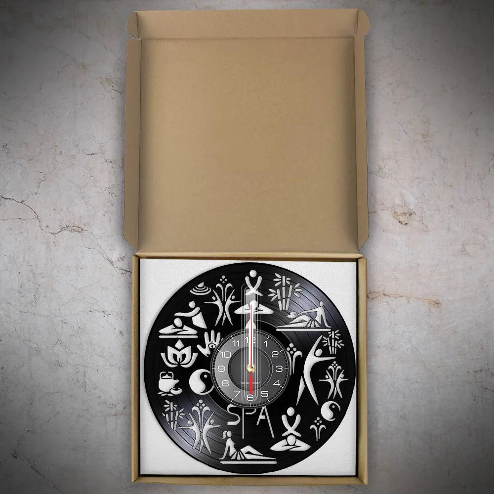 CENTER MASSAGE SPA Wellness Wall clock Vinyl Clock Home Décor Home ...