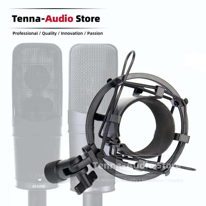 Suspension-Mic-Shockproof-Mike-Holder-For-Audio-Technica-AT-4050-4060 ...