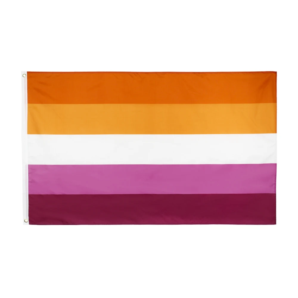 Johnin 90x150cm sunset Lesbian Pride Flag - AliExpress 15
