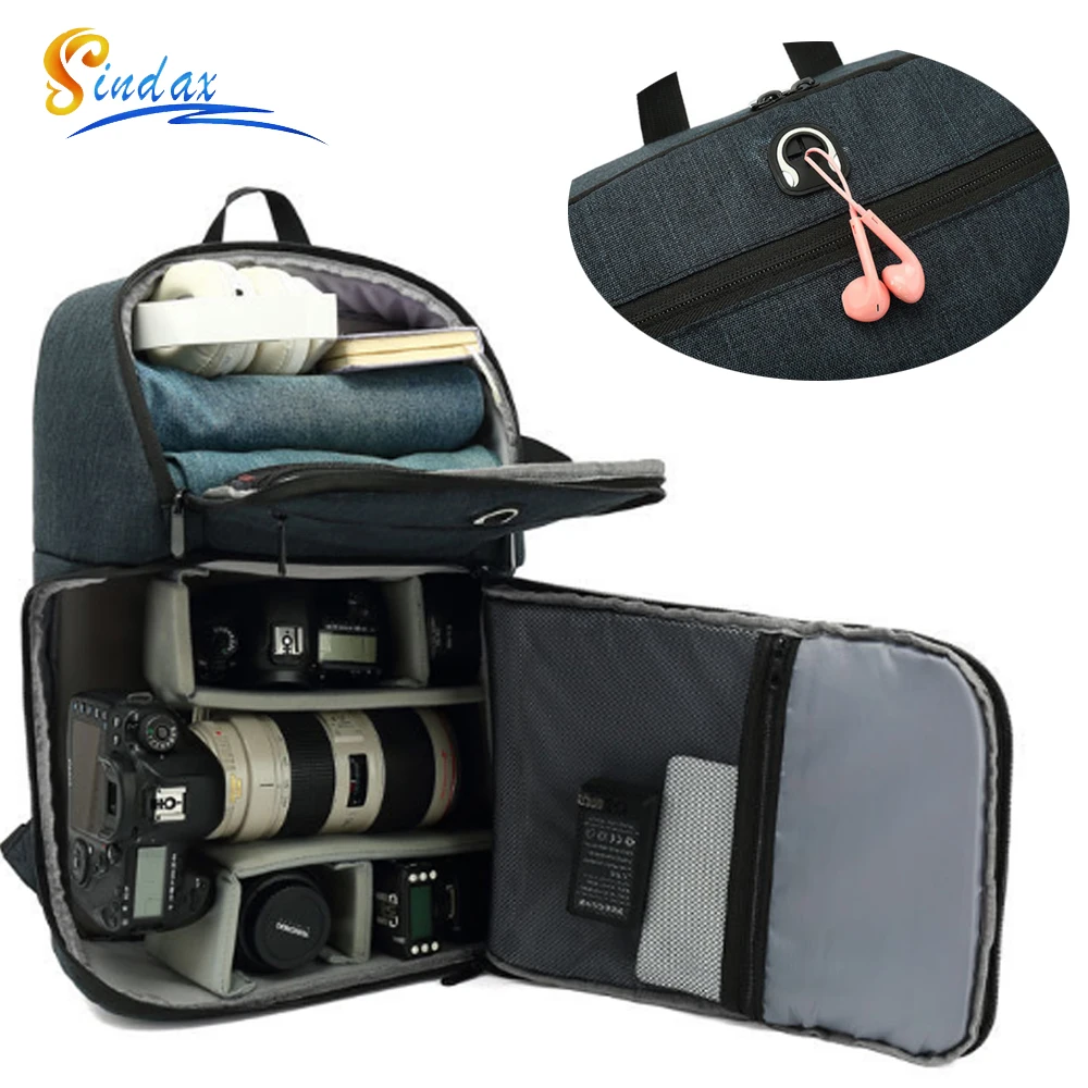 Waterproof-DSLR-Camera-Bag-Backpack-With-Charging-Earphone-Hole-Outdoor ...