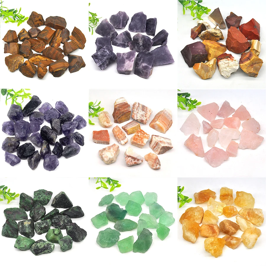 Natural Raw Healing Quartzs Crystals Shape Rock Tumbled Gravel Reiki ...