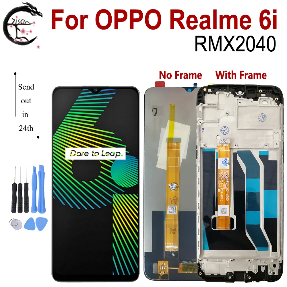 LCD-Realme-6i-de-6-5-com-moldura-para-OPPO-Realme-6i-RMX2040-Display ...