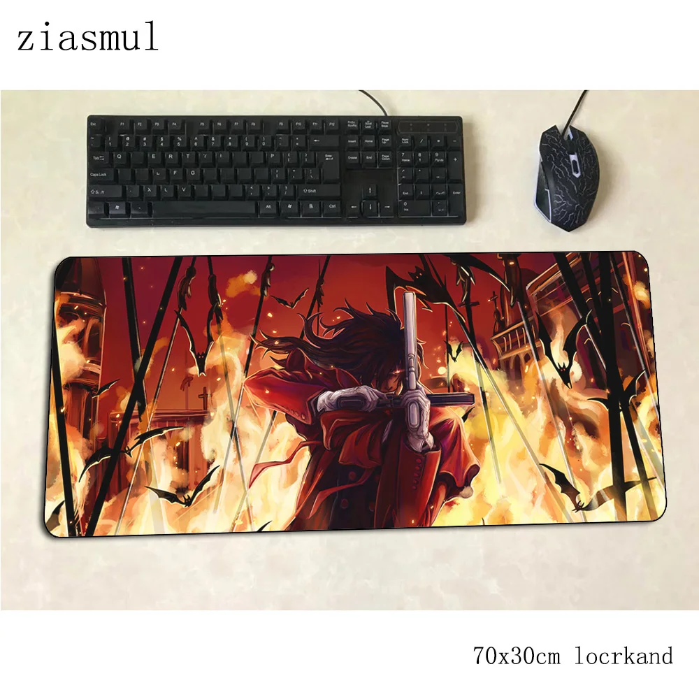 Hellsing Mouse Pad Gamer Home 70x30cm Gaming Mousepad Pc Notbook Desk ...