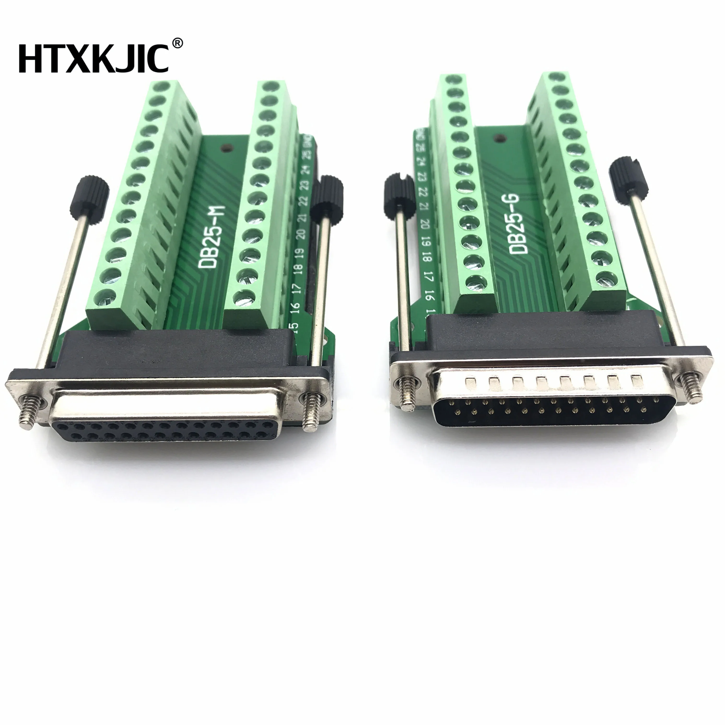 DB25 D SUB 암 25 핀 플러그 브레이크 아웃 PCB 보드 2 열 단자 커넥터|컴퓨터 케이블 & 커넥터| - AliExpress