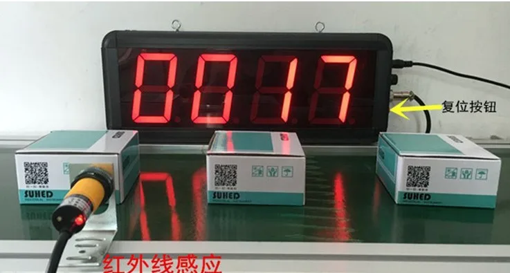 Led Counter Sensing Large Screen Sensor Electronic Infrared Counter ...