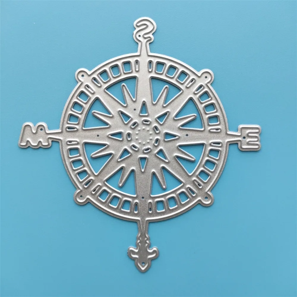 Compass Metal Cutting Dies | Stencil Compass Templates | Metal Photo ...