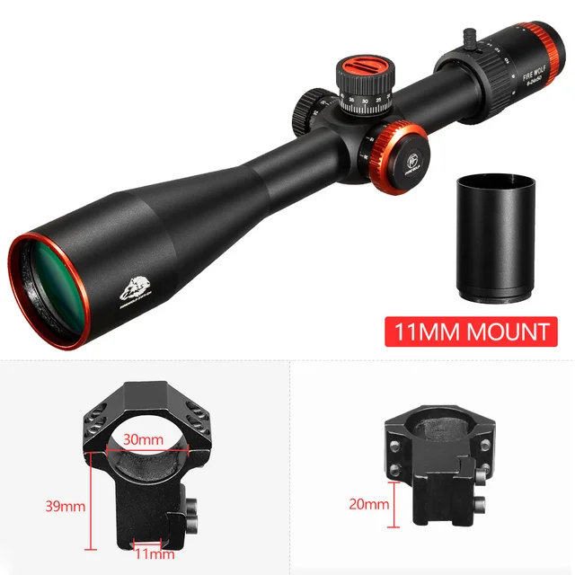 FIRE WOLF QZ 6-24X50 FFP Scope Hunting Optical Sniper Riflescope Tactical Airsoft Accessories ...
