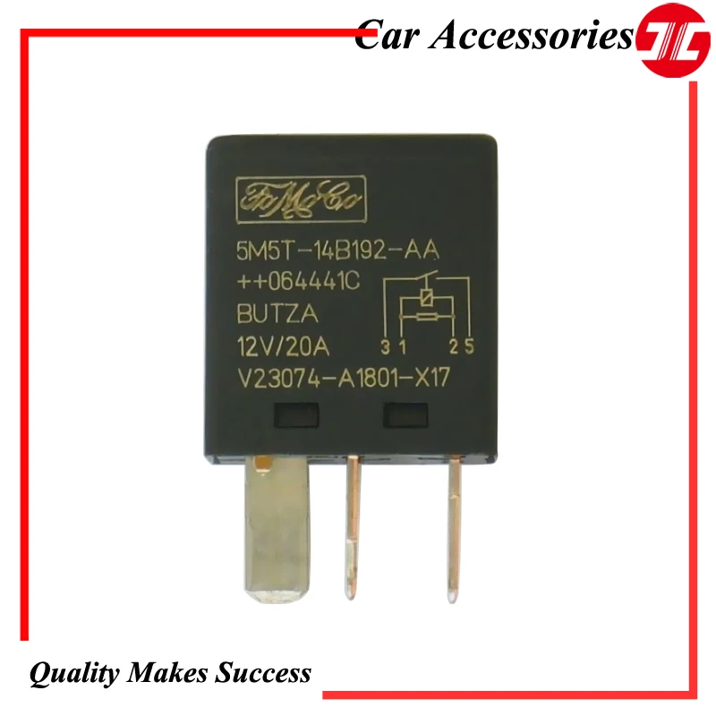Genuíno 12v Relé 5m5t-14b192-aa 20a 4 Pinos Para Ford Transit V362 Foco ...