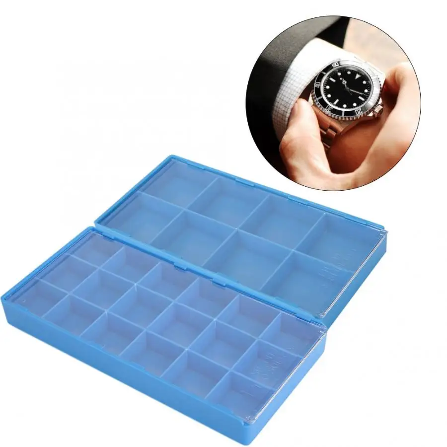 Plastic-Watch-Parts-Storage-Box-Organizer-Watchmaker-Repairing-Tools ...