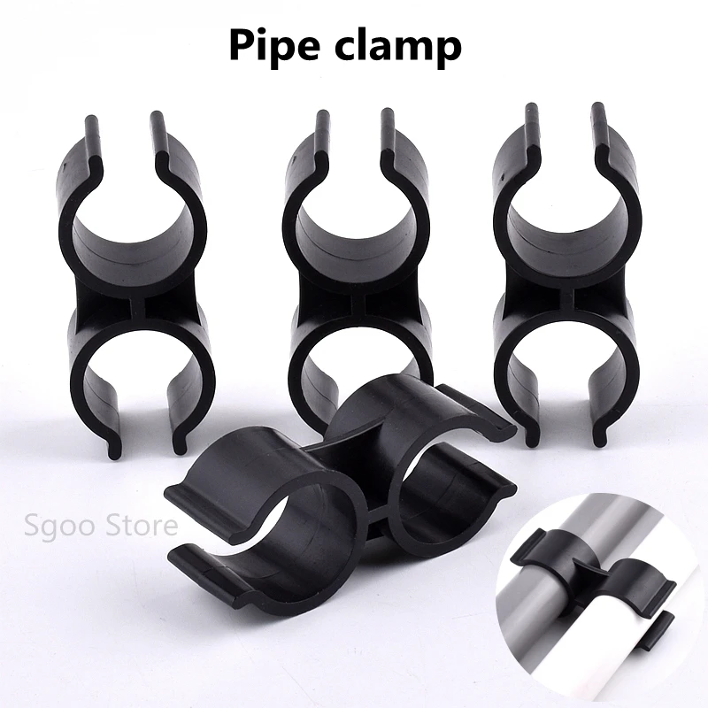 2~100 Pcs 25mm Type H Pvc Pipe Clamps Aquarium Fish Tank Fitting ...