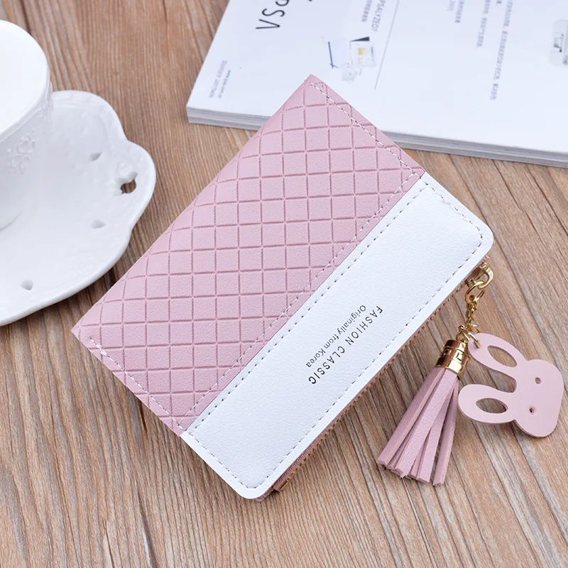 Short-Women-s-Wallet-Mini-Purse-Female-Bifold-Slim-Card-Holder-Zipper ...
